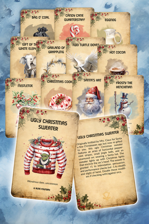 Christmas Magic Items - Free Holiday Themed Magic Items – Rune Foundry