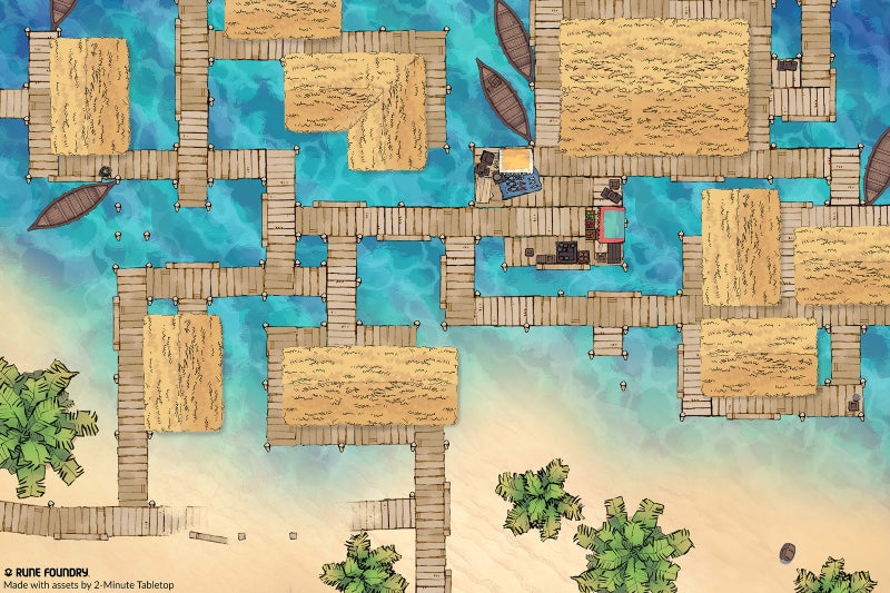 Beach Battle Map Pack – Rune Foundry