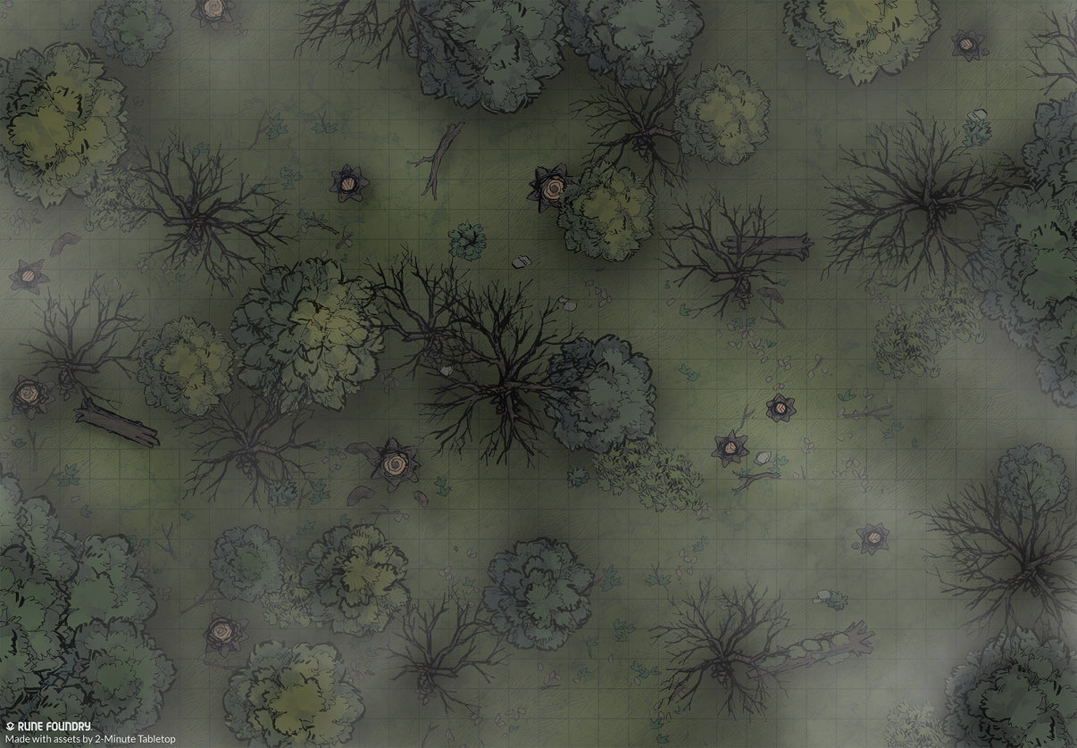 Forest Battle Map Pack – Rune Foundry