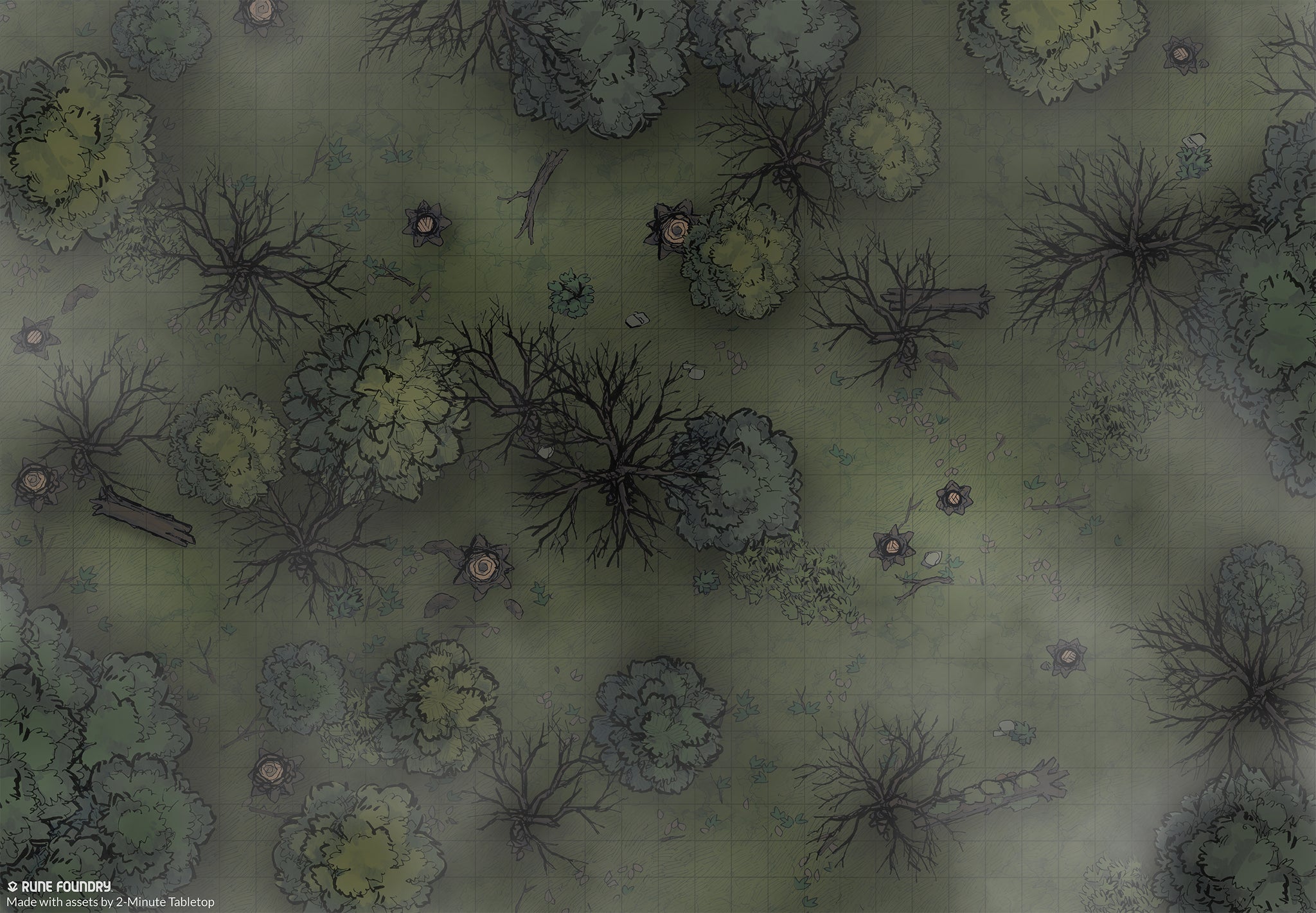 Forest Battle Map Pack – Rune Foundry