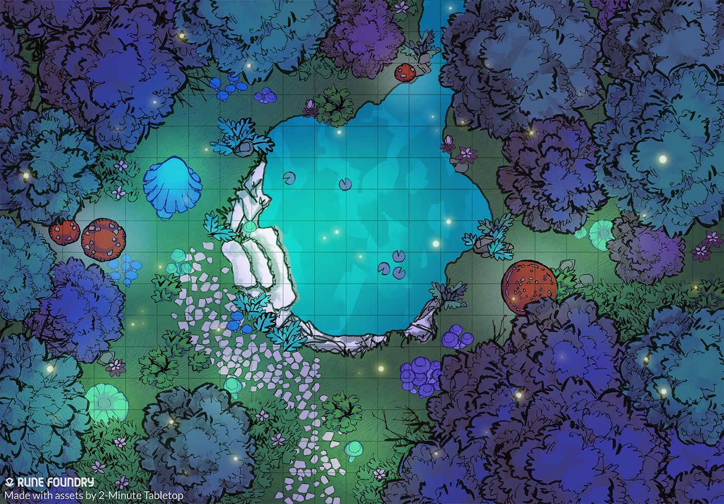 Forest Battle Map Pack – Rune Foundry