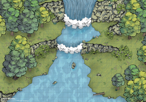 Free DnD Forest Battle Map Pack (5 Settings, 40 Variations – Rune Foundry