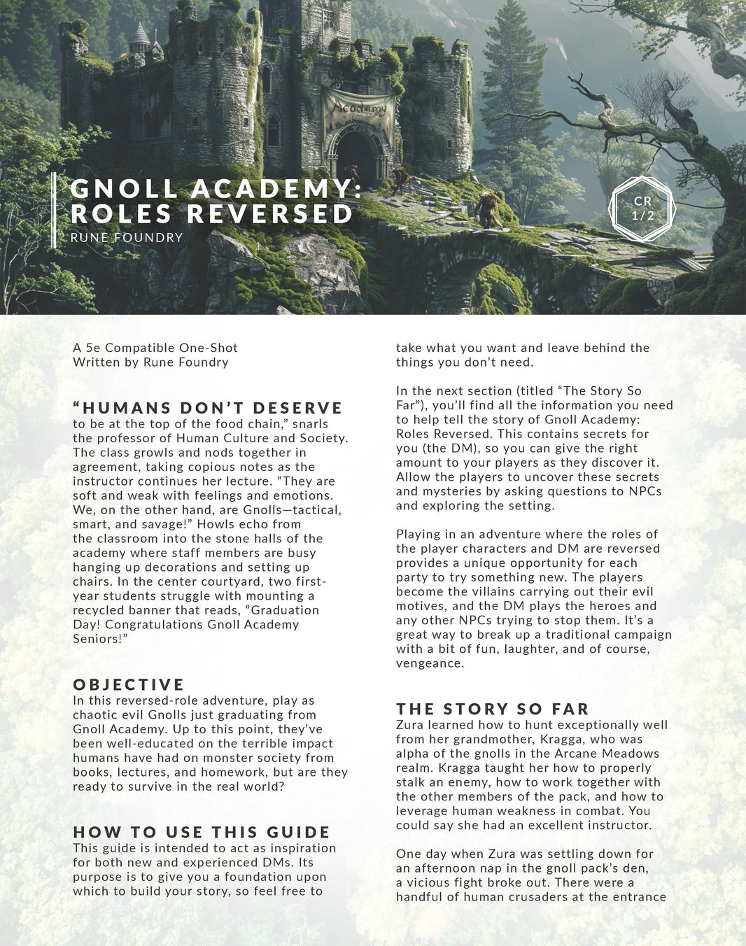 Free DnD One Shot Adventures With Everything Needed – Rune Foundry