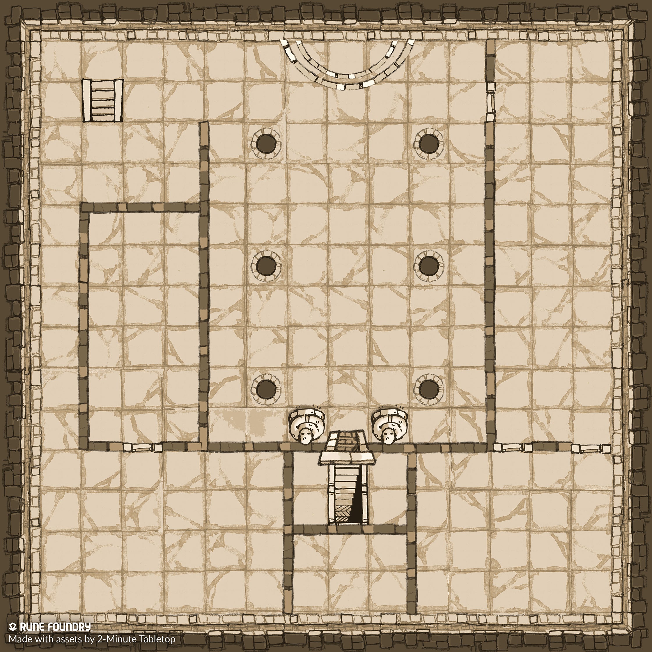 Free Pyramid Battle Maps For Dungeon Masters – Rune Foundry