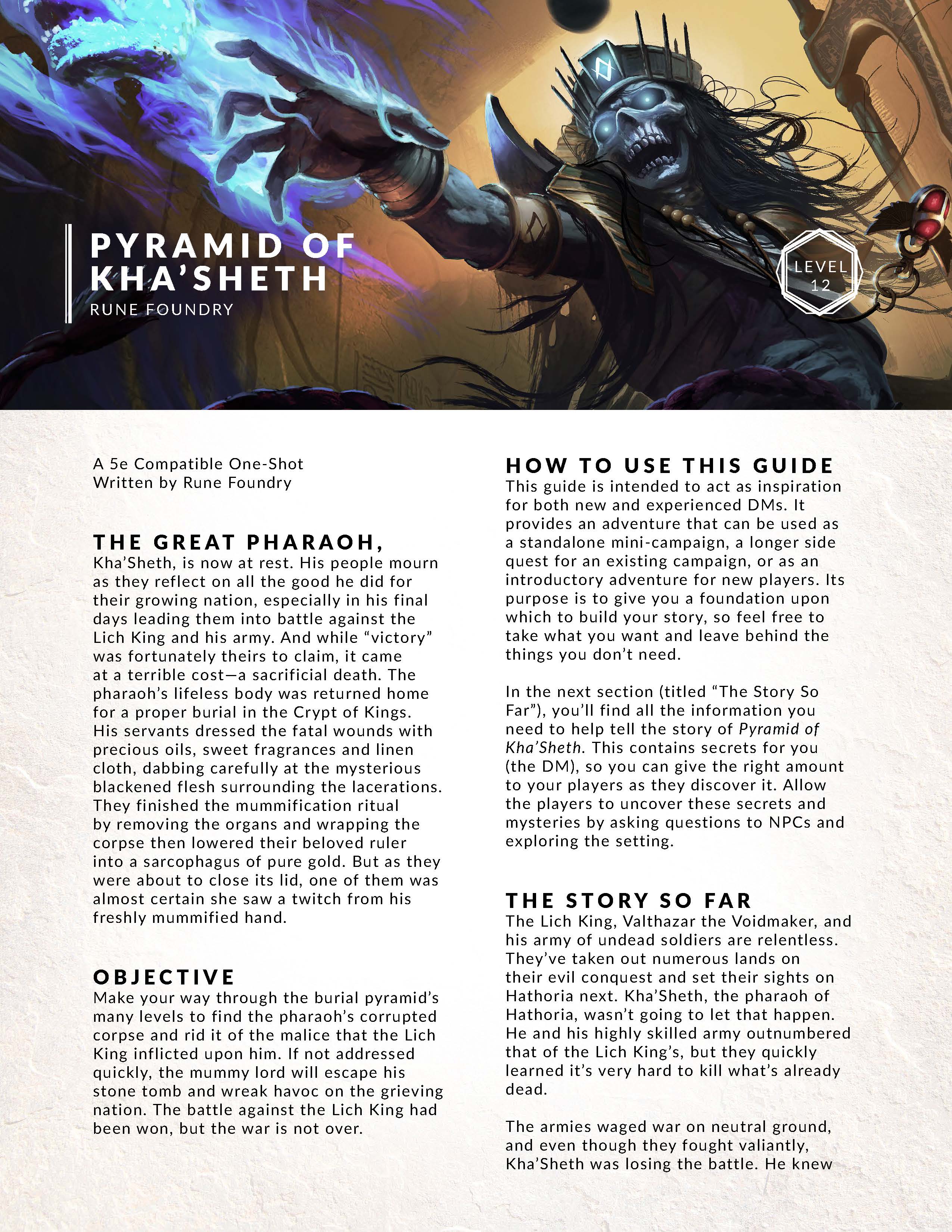 Free DnD One Shot Adventures With Everything Needed – Rune Foundry