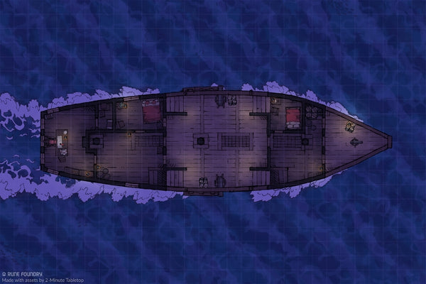 Sailing Ship Battle Map - Free Download for Digital or Print – Rune Foundry