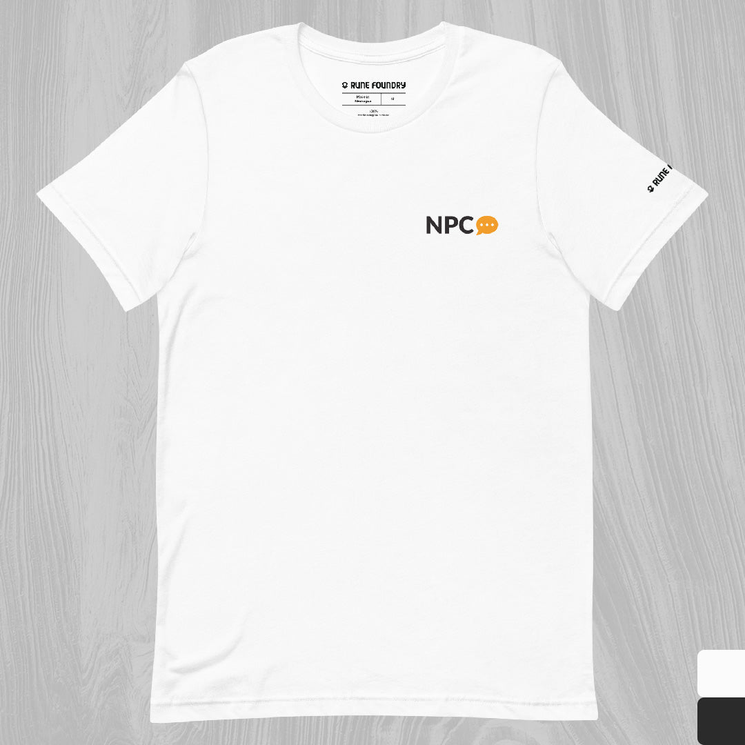 NPC Merchant T-Shirt - DnD Clothing by Rune Foundry