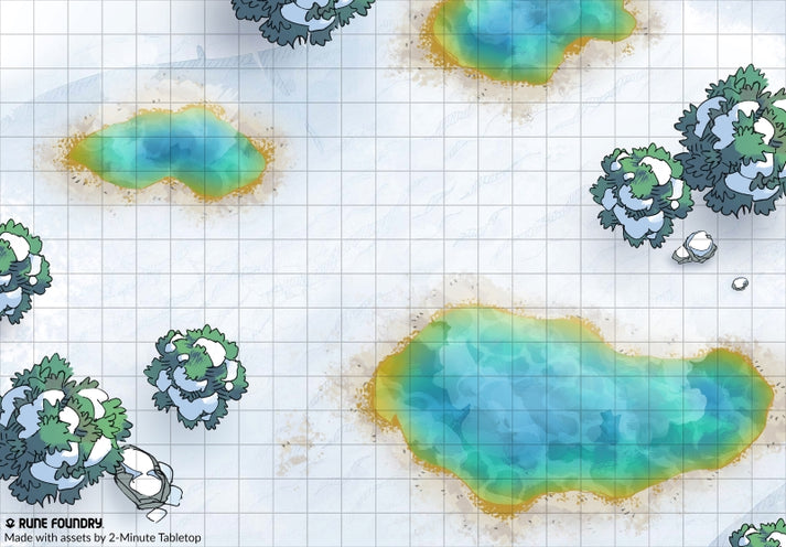 Winter Snow Battle Map Pack - Free Download for Print or Digital – Rune ...